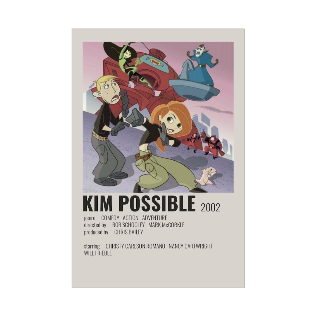 Kim Possible Tv Show Poster - Etsy UK