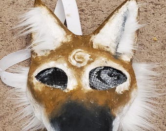 FULLY FURRED Therian Canine Wild Dog Wolf Coyote Hyena Cat Mask ...