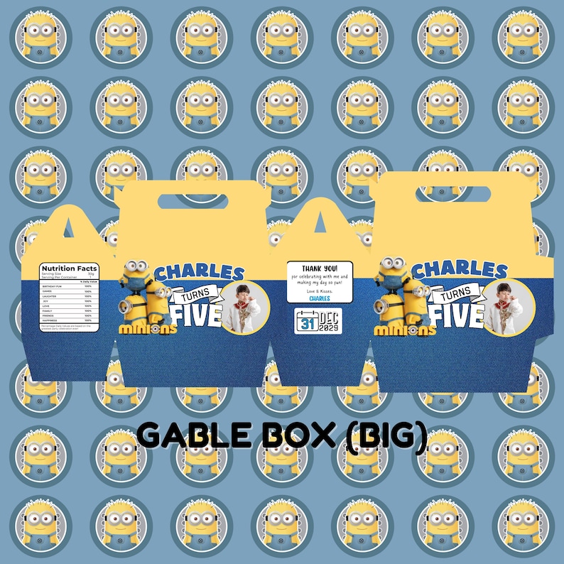 Minions Party Bundle | Editable Minions Template - Etsy