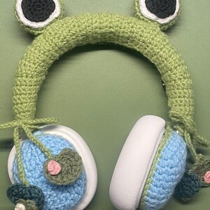 Crocheted Frog Headphone Cover Pattern - Etsy