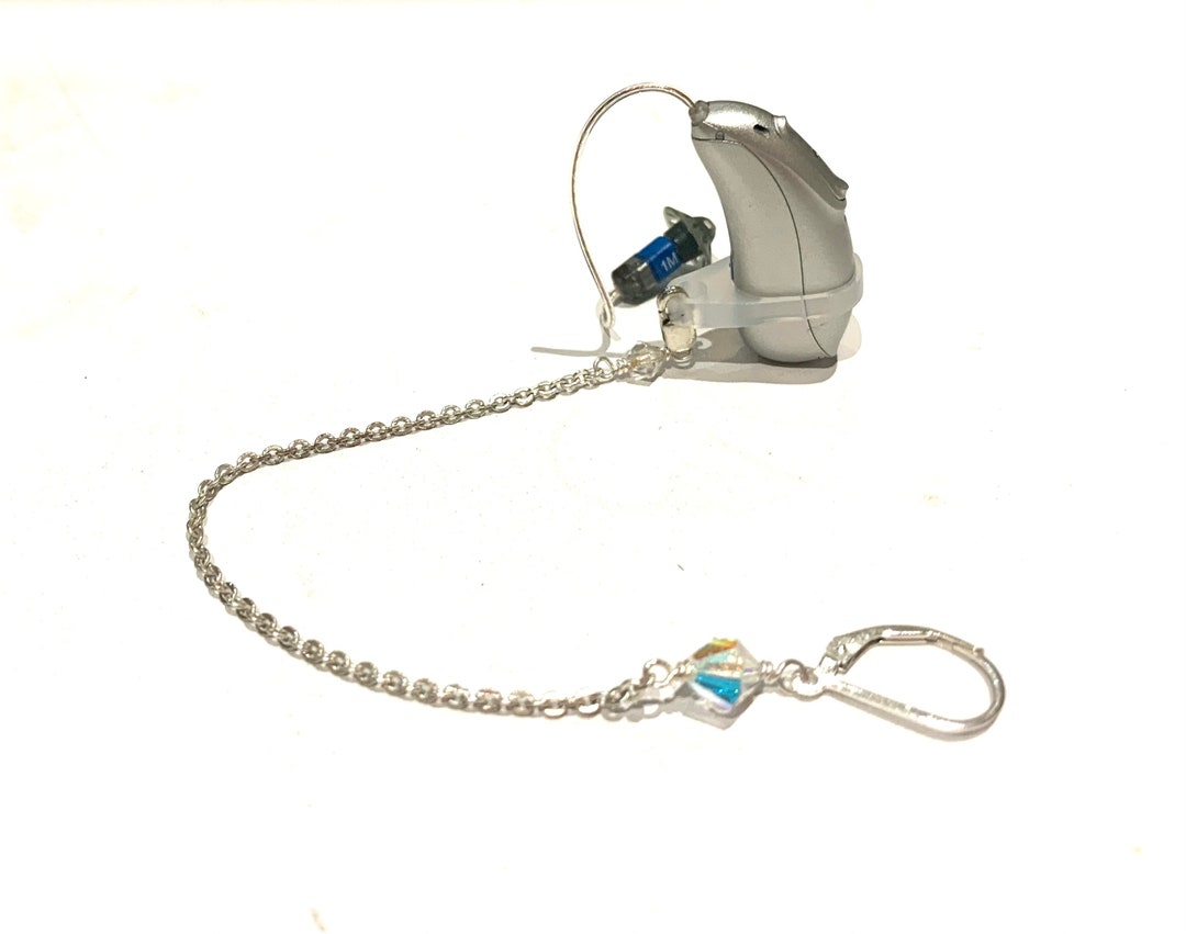 Elegant Hearing Aid Retention Earring Sterling Silver - Etsy