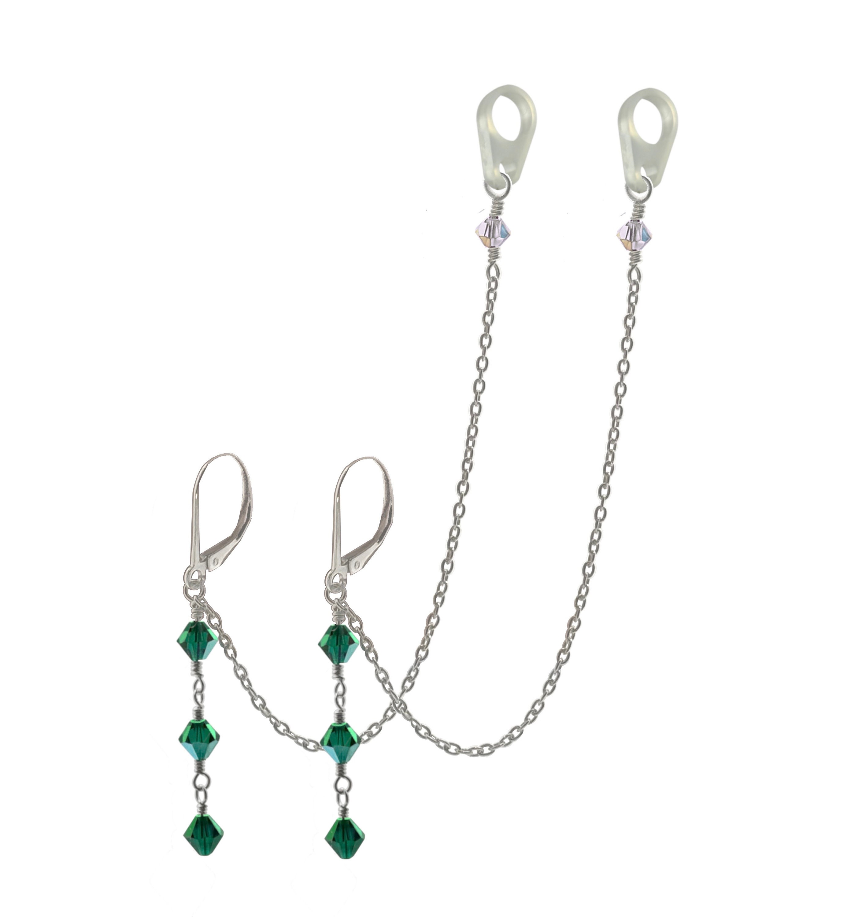 Sterling Silver Elegant Hearing Aid Retention Earring - Forest Dreams ...