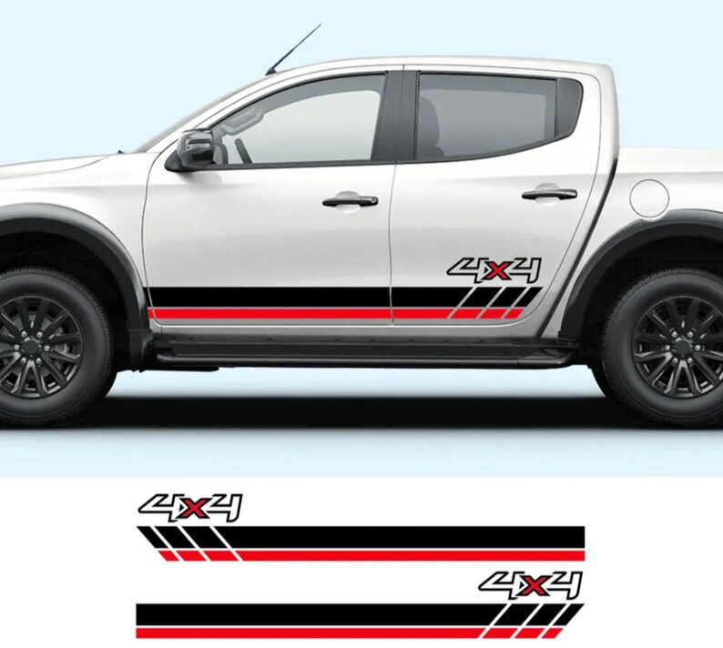 Pour FORD RANGER RAPTOR F150 Wildtrack 4x4 bandes latérales ...