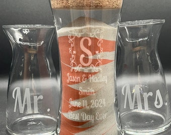 Wedding Sand Ceremony 3 Piece Set - Etsy