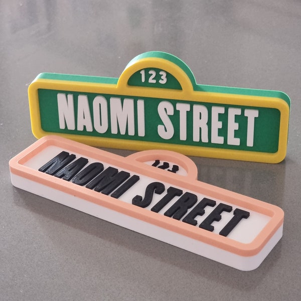 Sesame Street Sign - Etsy