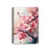 Cherry Blossom Spring Notebook, Cute Journal, 6x8 Inches, Stationary ...