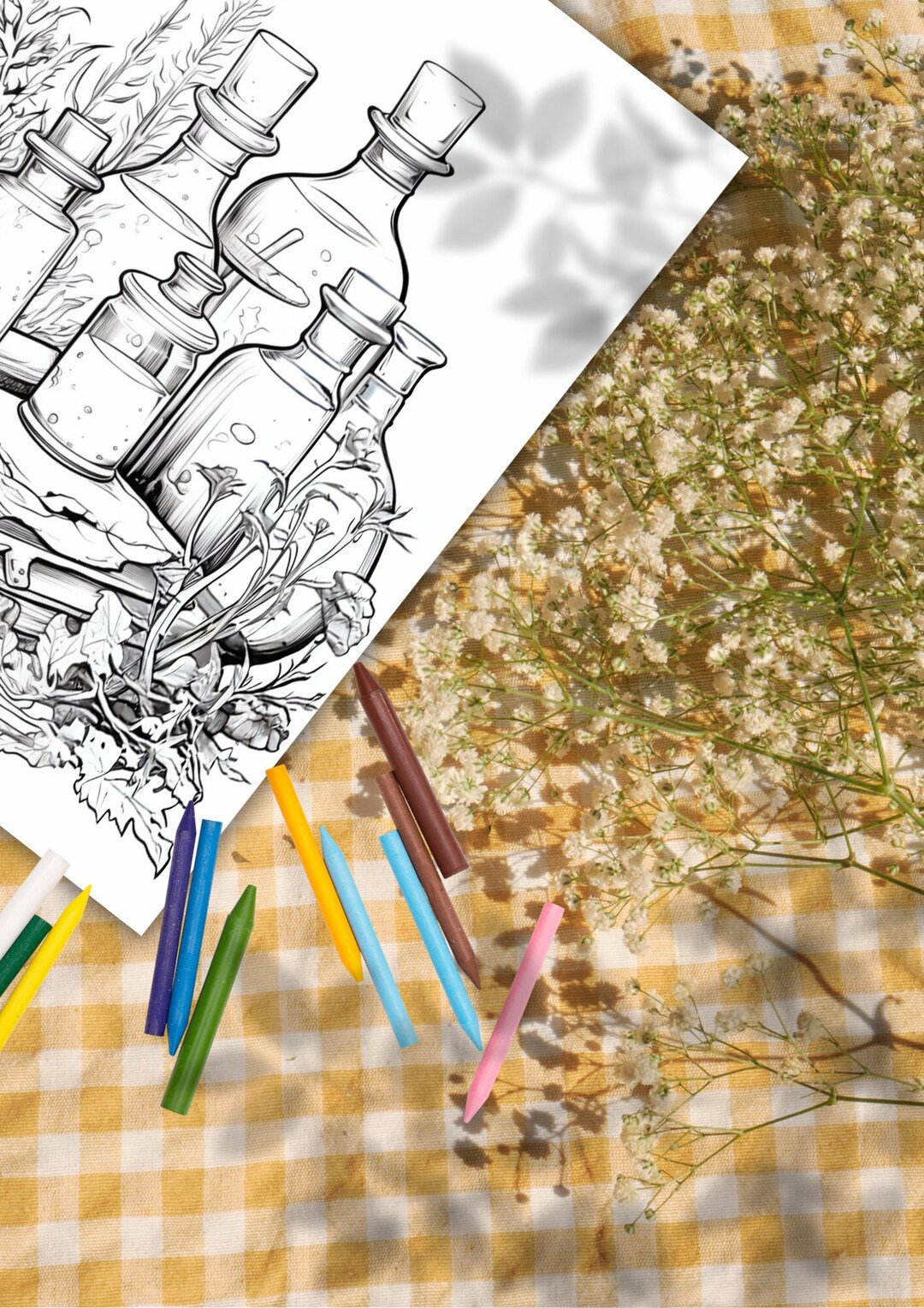 Witchcraft Colouring Pages 75 Pages Included - Etsy