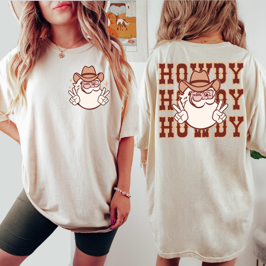 Howdy Santa Png, Cowboy Santa Png, Western Santa Png, Howdy Christmas ...