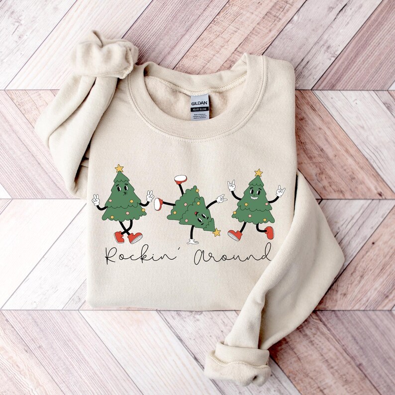 Rockin' Around Png, Cute Christmas Tree Png, Funny Christmas Trees Png ...