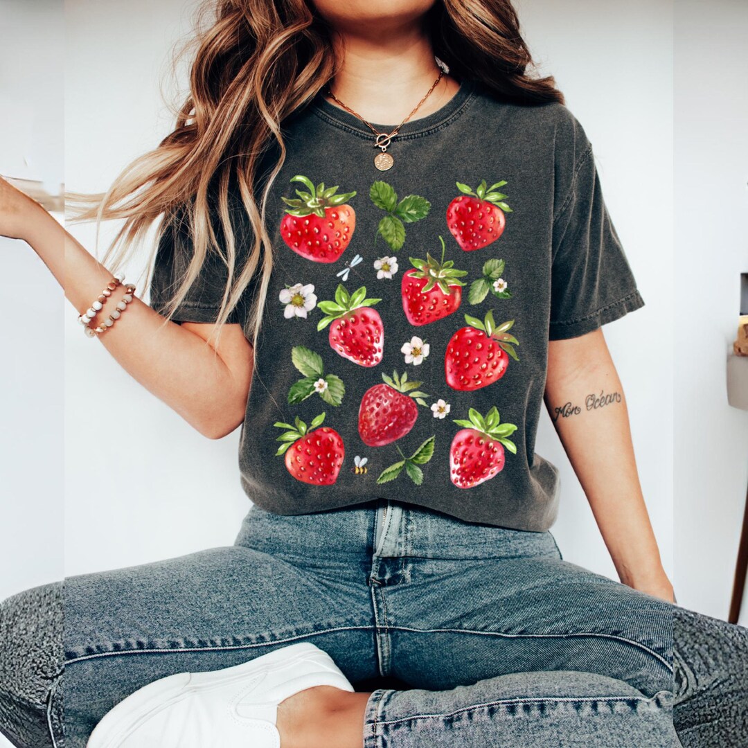 Strawberry Png, A Berry Good Png, Strawberry Lovers Png, Retro ...