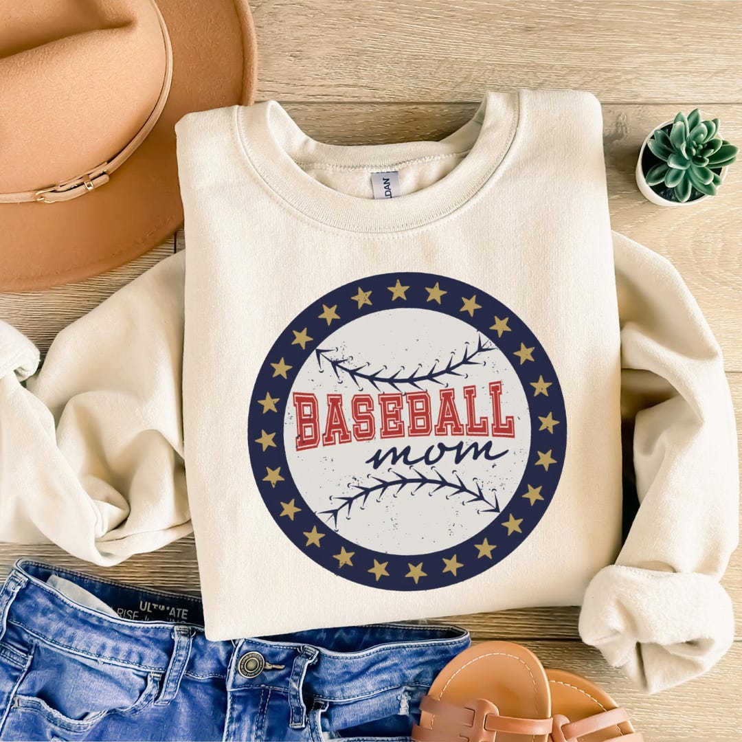 Retro Baseball Png,baseball Mom Png,game Day Baseball Mama Png,girly ...