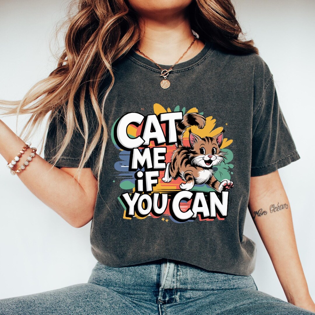 Cute Cat Png, Cat Me If You Can Png, Funny Running Cats Png, Cat Lover ...