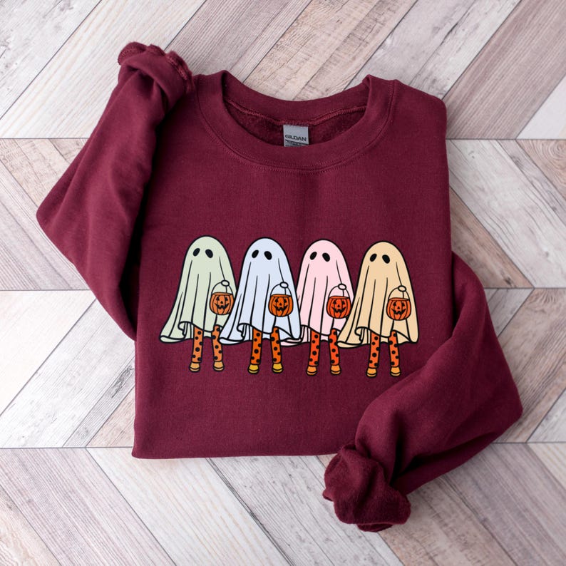Pretty Ghouls Png, Let's Go Ghouls Png, Cute Halloween Ghosts Png ...