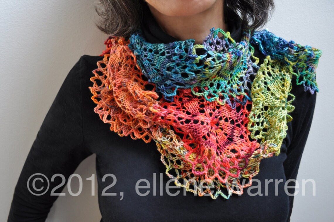 Chakra Scarf Pattern via Download - Etsy