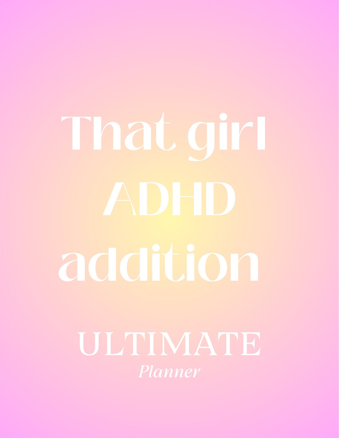 That Girl ADHD Addition Ultimate Planner ADHD iPad Planner Digital ...