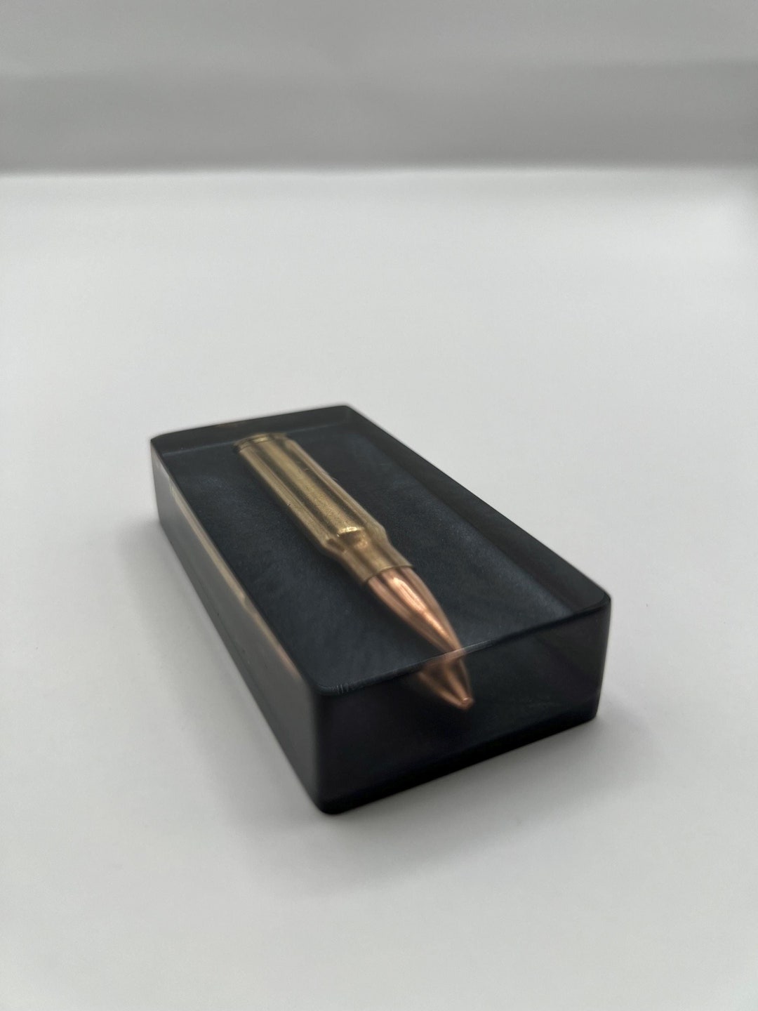 Handcrafted Using Once- Fired .308 Brass Casing W/ Projectile Embedded ...