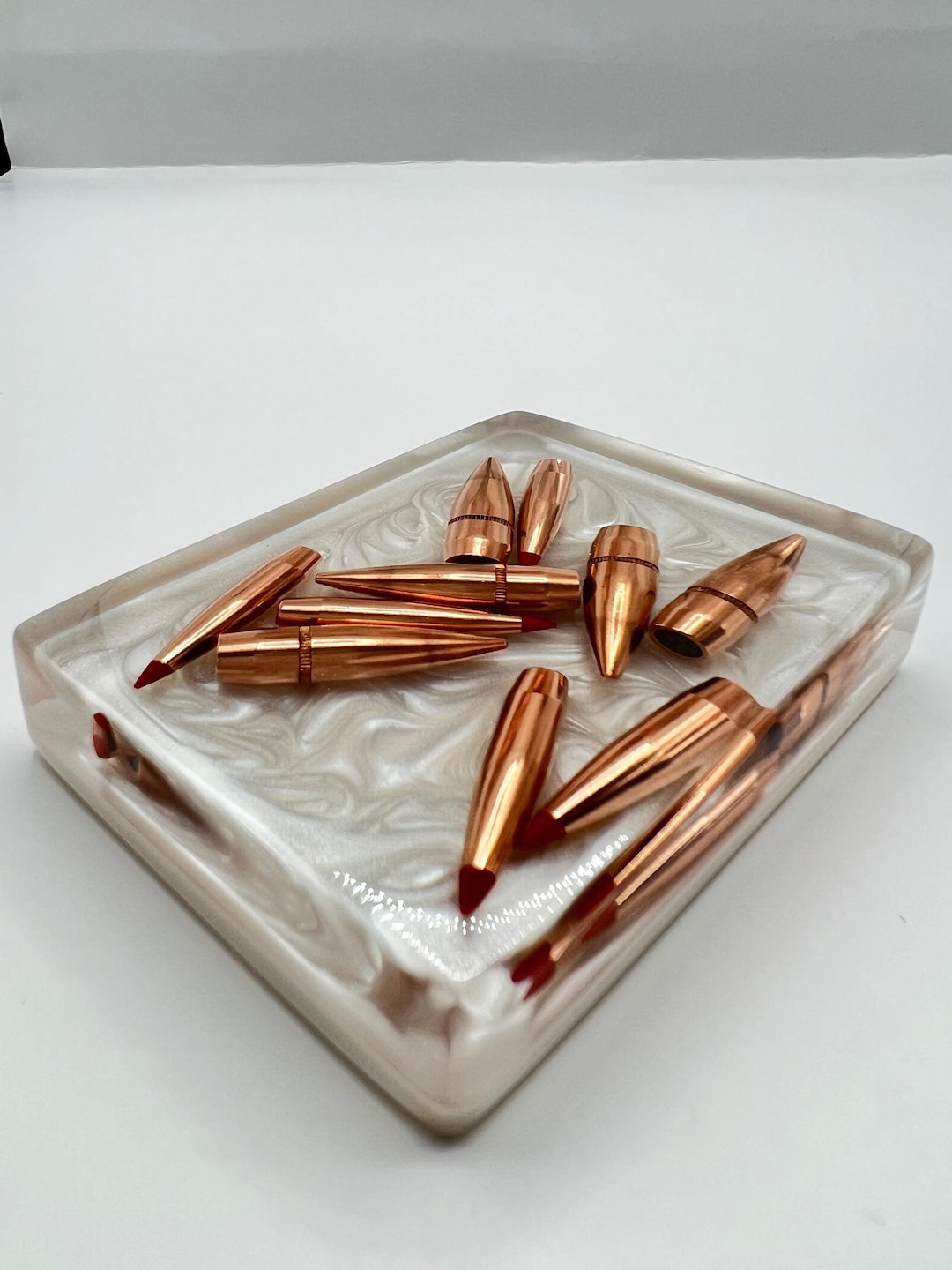 Handmade .308 & .223 Projectiles Embedded in Epoxy Unique Clear W ...