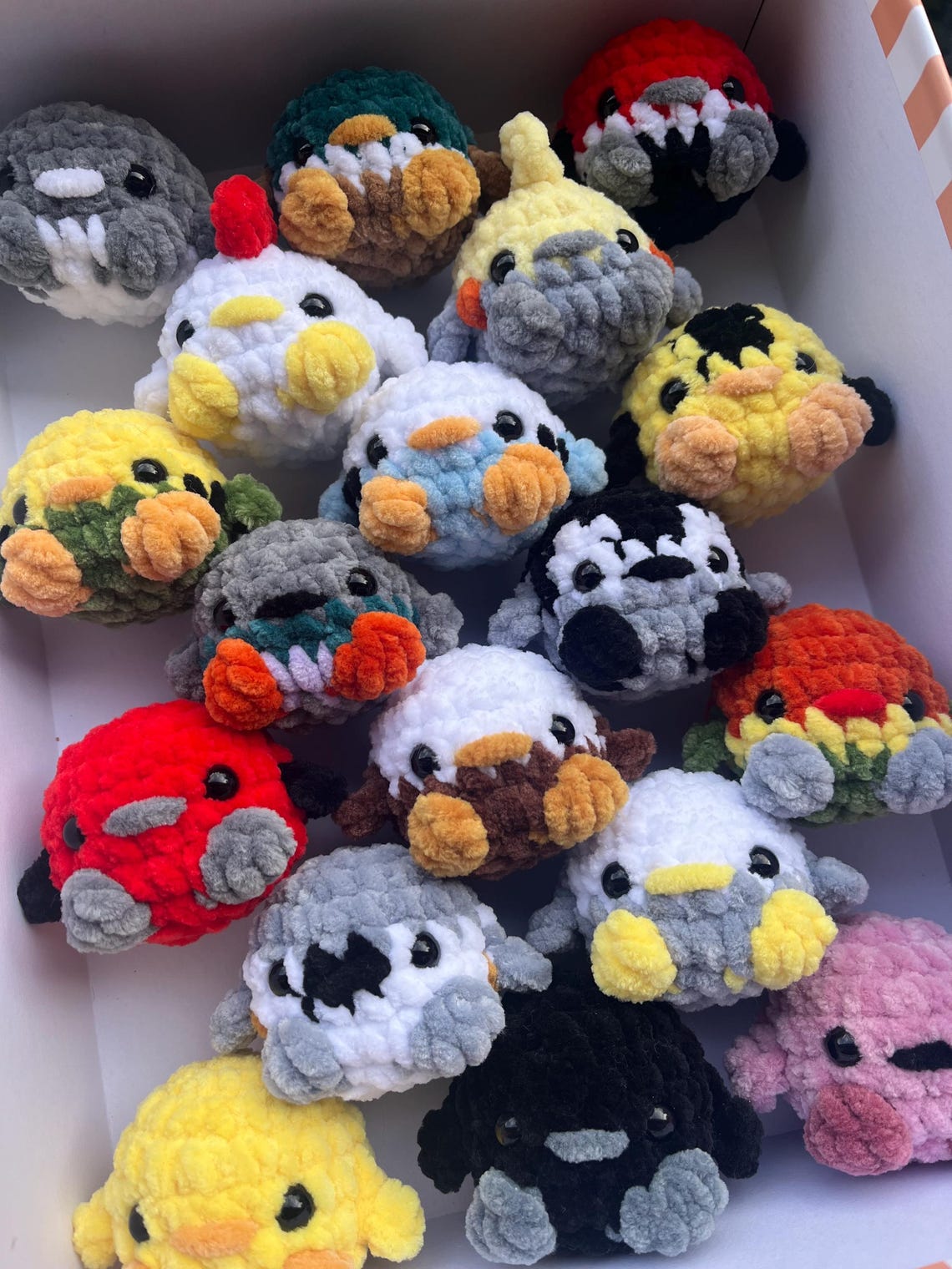 NO SEW Mini Birds Crochet Pattern for Markets Claw Machine: 18-in-1 ...