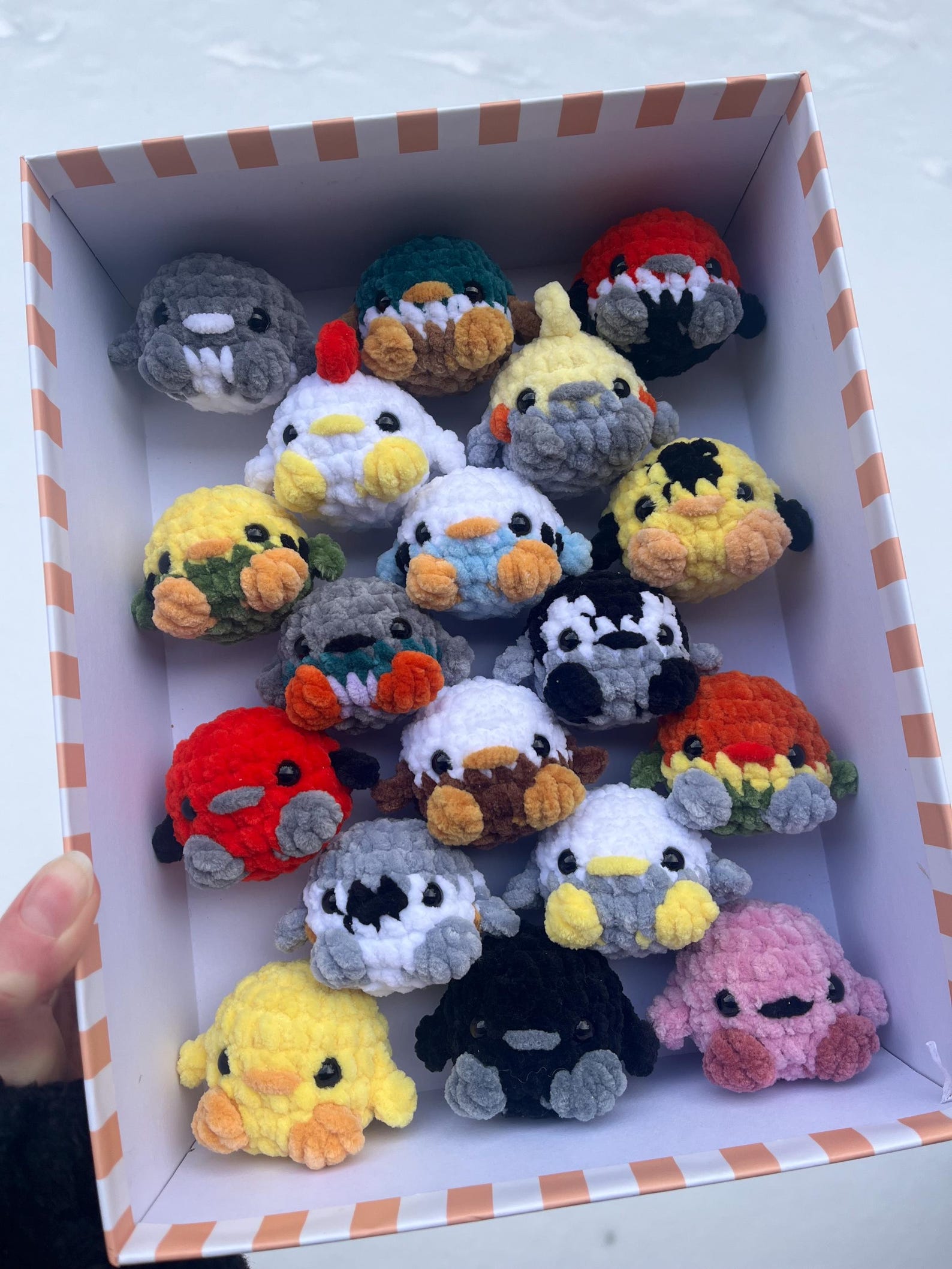NO SEW Mini Birds Crochet Pattern for Markets Claw Machine: 18-in-1 ...