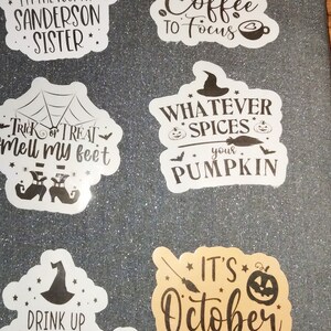 Random Pack of Halloween Stickers. Custom Stickers Available If You ...