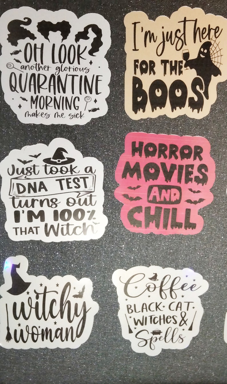 Random Pack of Halloween Stickers. Custom Stickers Available If You ...