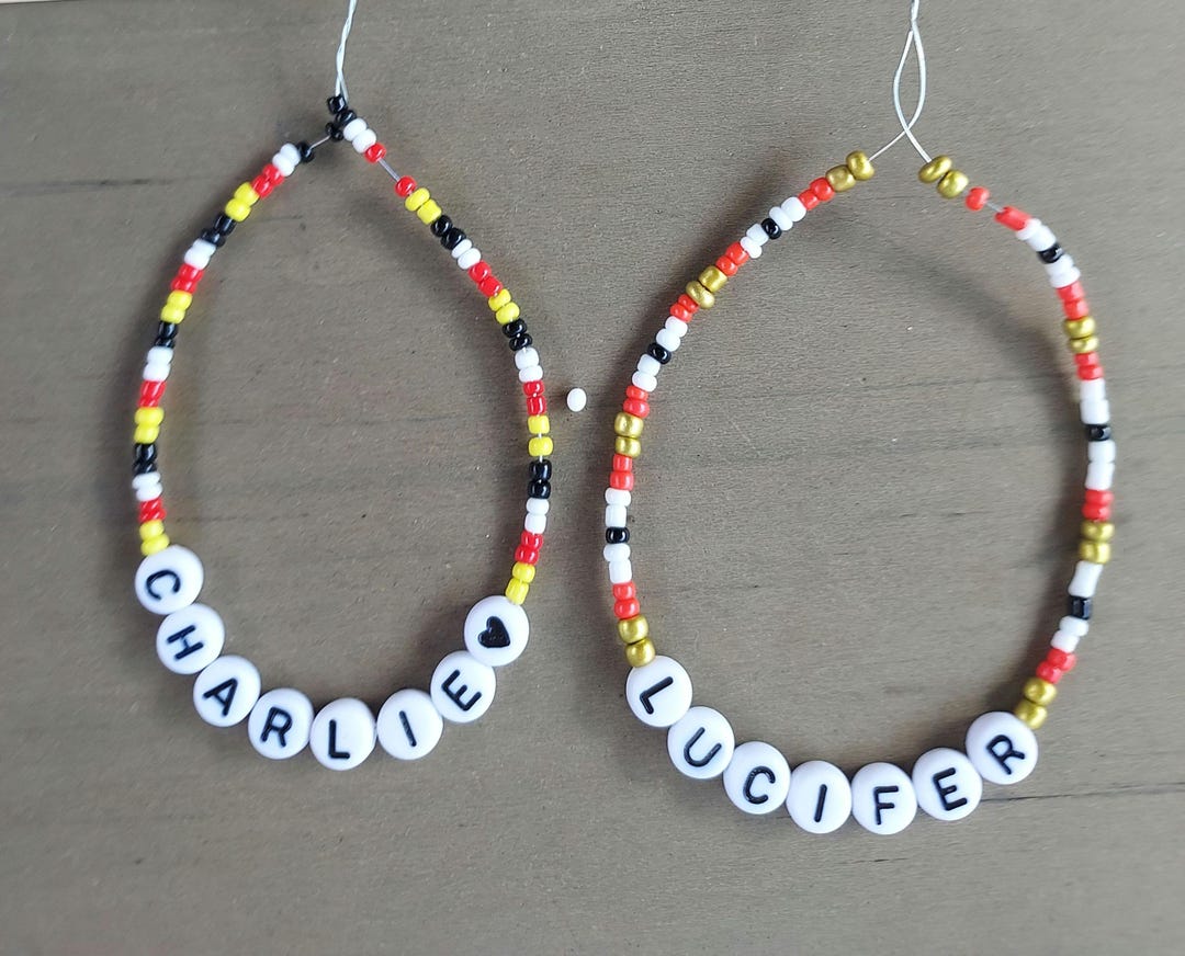 Hazbin Hotel Lucifer and Charlie Friendship Bracelets - Etsy