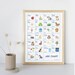 Alphabet ABC Chart Digital Print Poster - Etsy UK