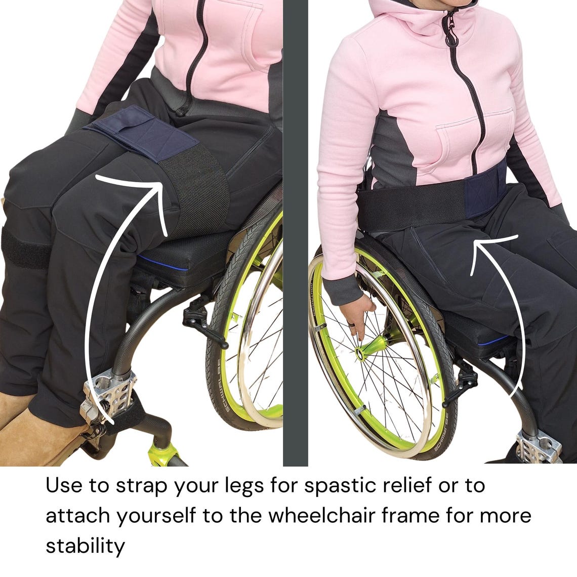 Wide Elastic Strap for Keeping Legs Together for Wheelchair Users | Leg ...