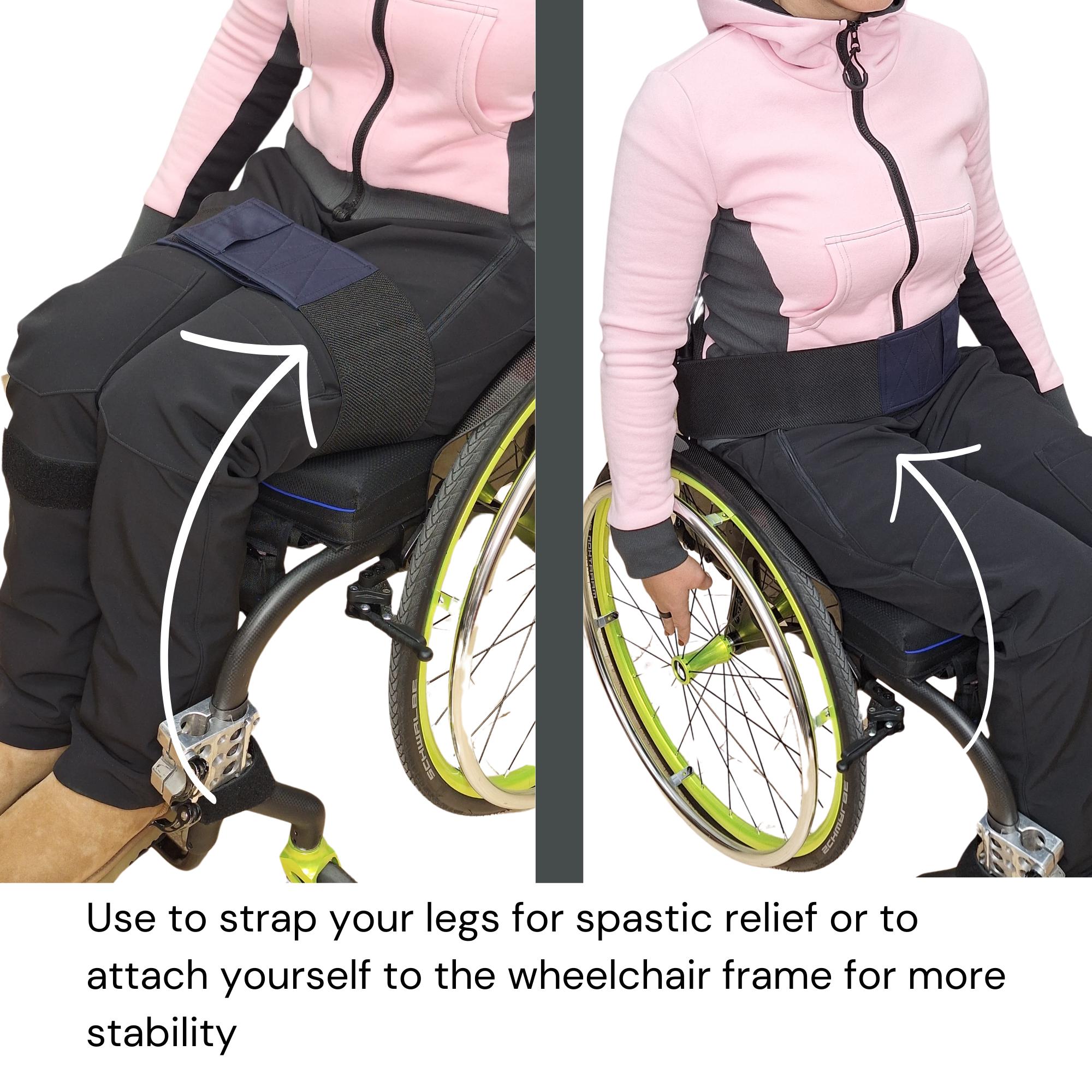 Wide Elastic Strap for Keeping Legs Together for Wheelchair Users | Leg ...