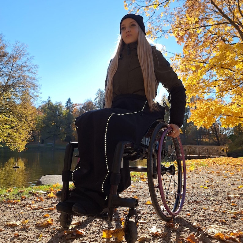 Waterproof Wheelchair Lap Cover: Wind Resistant Leg Protection - Etsy ...