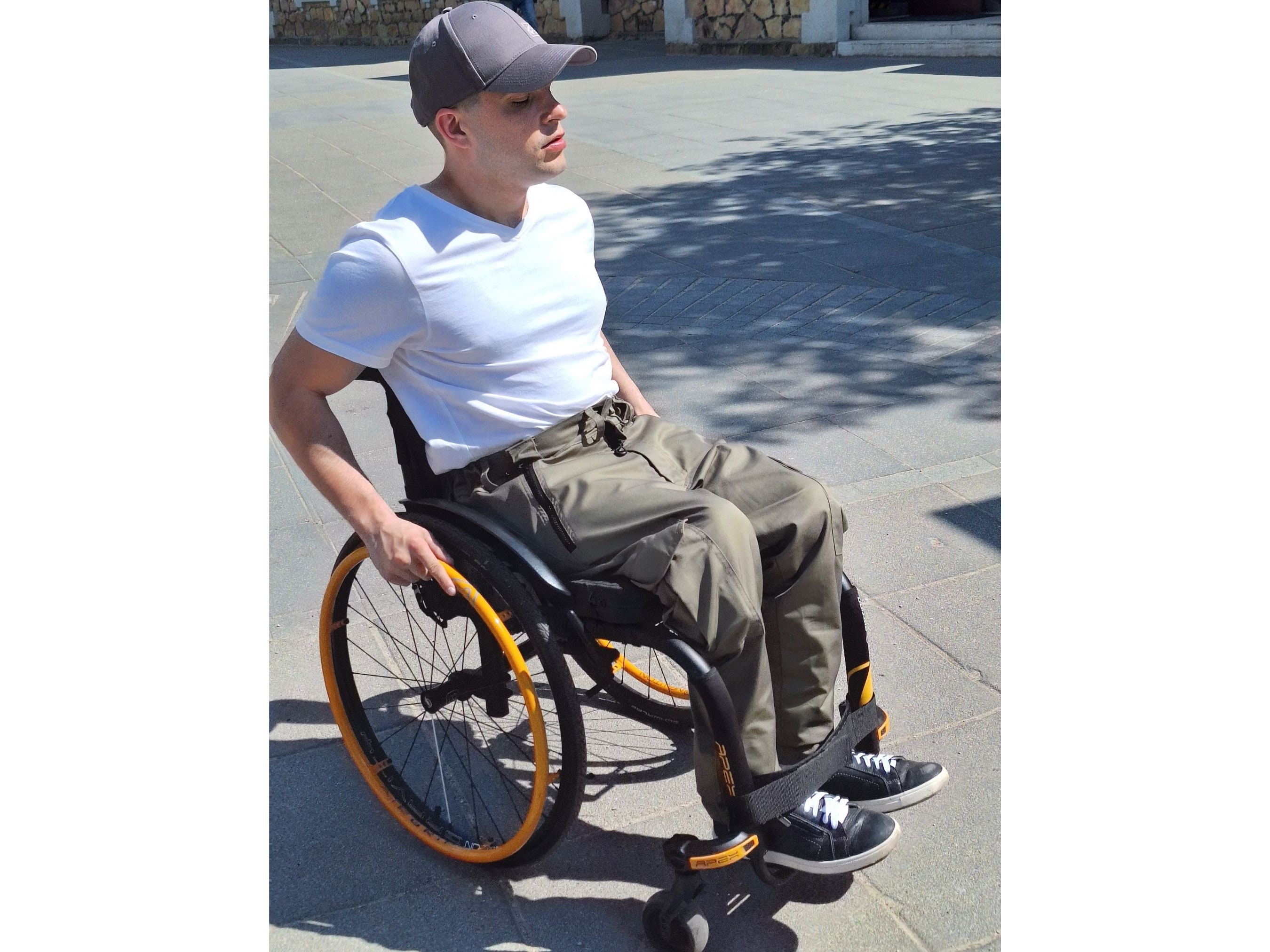 Adaptive Wheelchair Cargo Pants, High Waist, Easy Access - Etsy