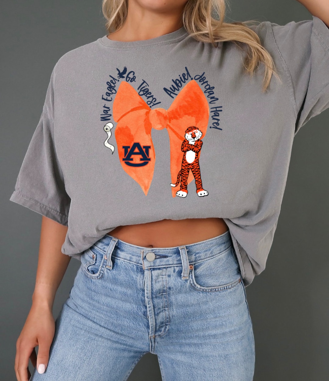 Auburn Comfort Colors® Tshirt Retro Vintage Aesthetic Auburn Tigers ...