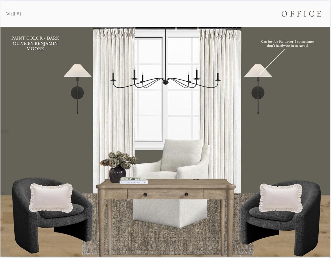 OFFICE | Custom E-design Service | Online Interior Design Help ...