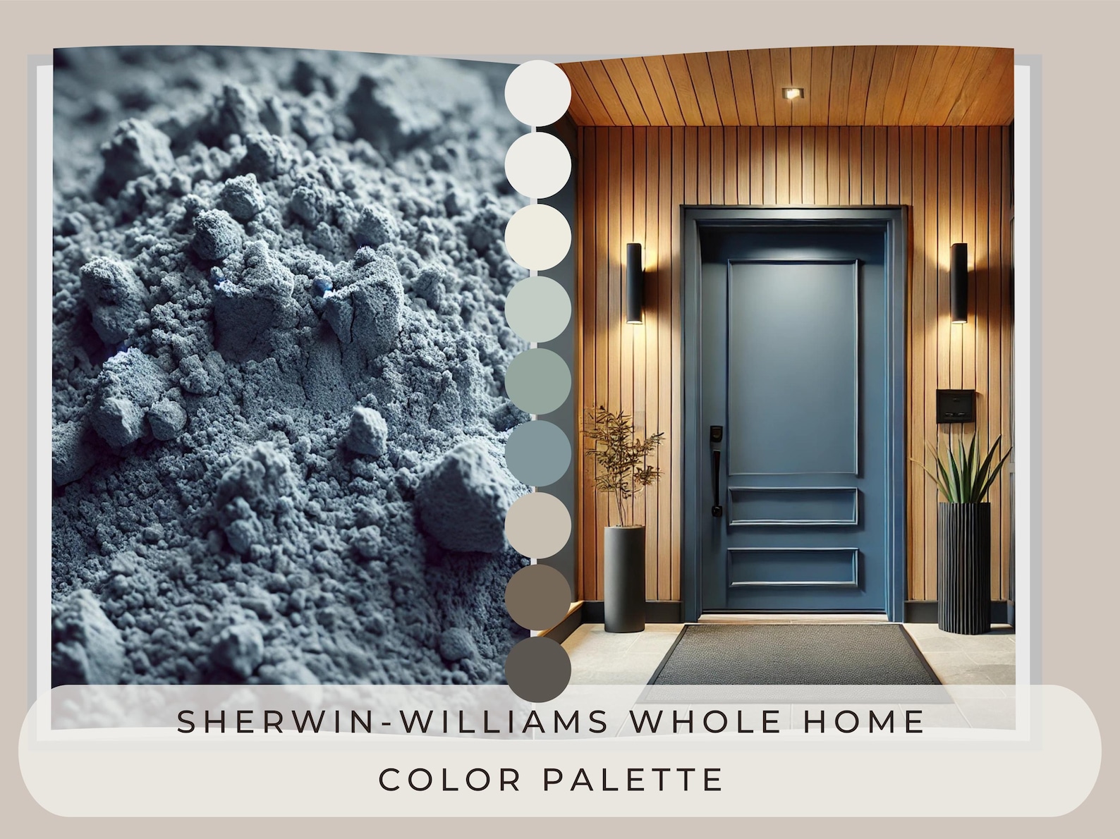 Sherwin Williams Ironclad Palette SW 9570 | Moody Charcoal & Deep Blue ...