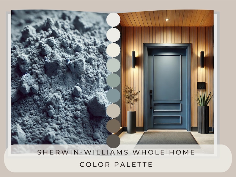 Sherwin Williams Ironclad Palette | Moody Charcoal, Deep Blue Whole ...
