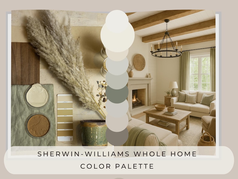 Cottagecore & Neutral Country Farmhouse Paint Palette | Sherwin ...