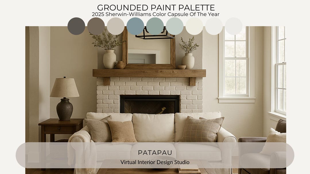 Grounded Sherwin Williams Color Palette 2025 | Warm Earthy Brown Paint ...