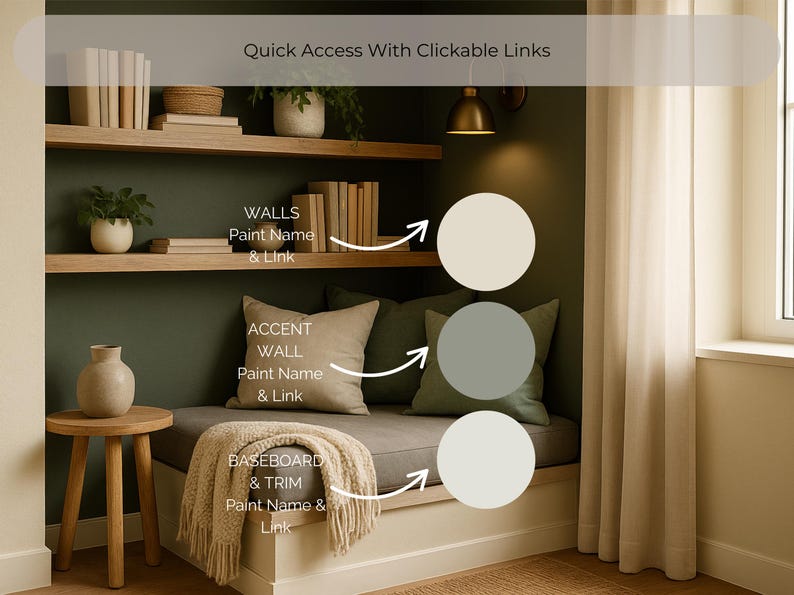 Paleta Evergreen Fog SW 9130 da Sherwin Williams | Esquema de pintura ...