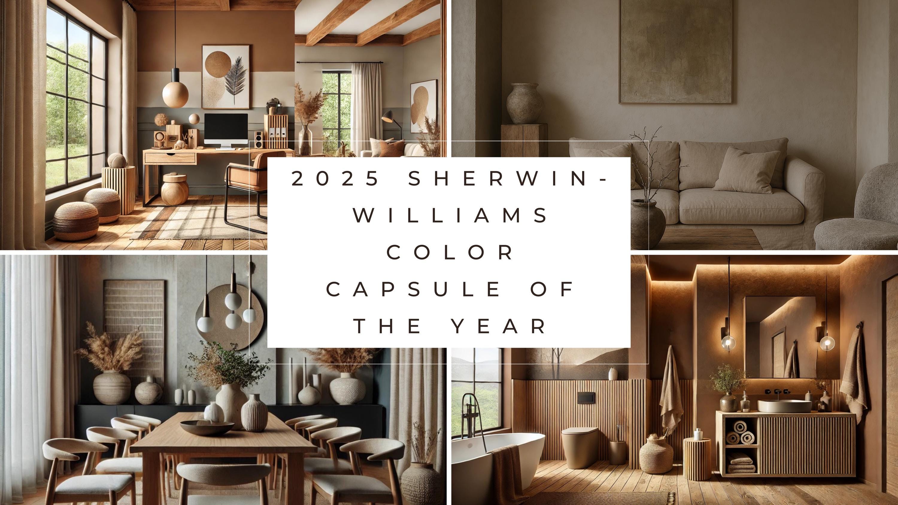 Grounded Sherwin Williams Color Palette 2025 | Warm Earthy Brown Paint ...