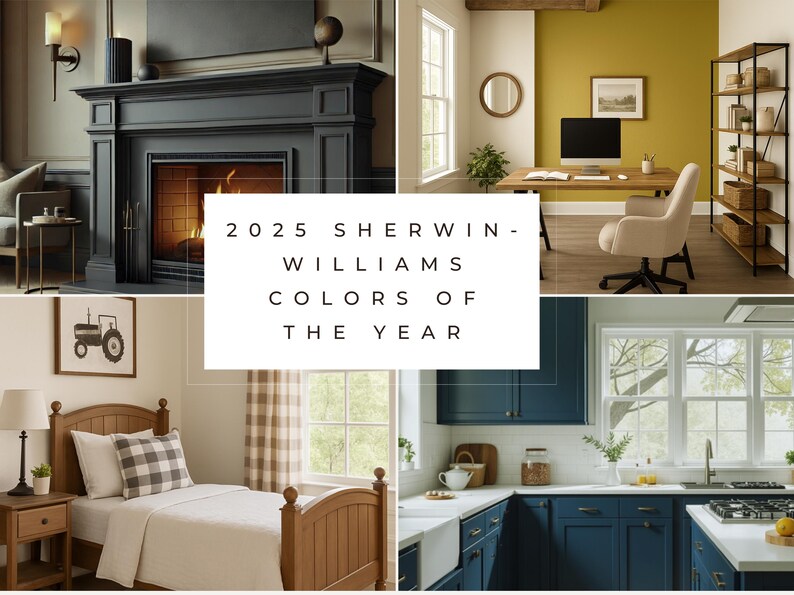 Sherwin Williams 2025 Color Capsule Palette | Modern Farmhouse Paint ...