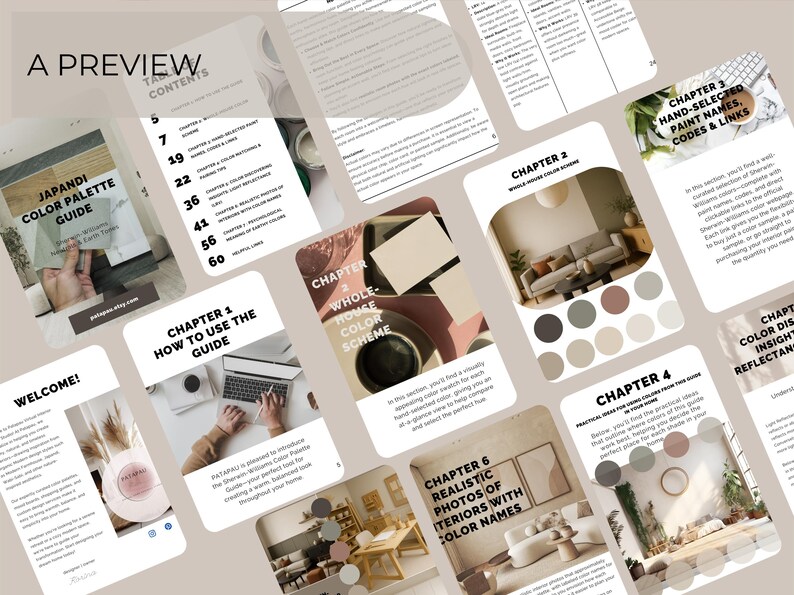 Paleta Shiitake da Sherwin Williams SW 9173 | Esquema de pintura para ...