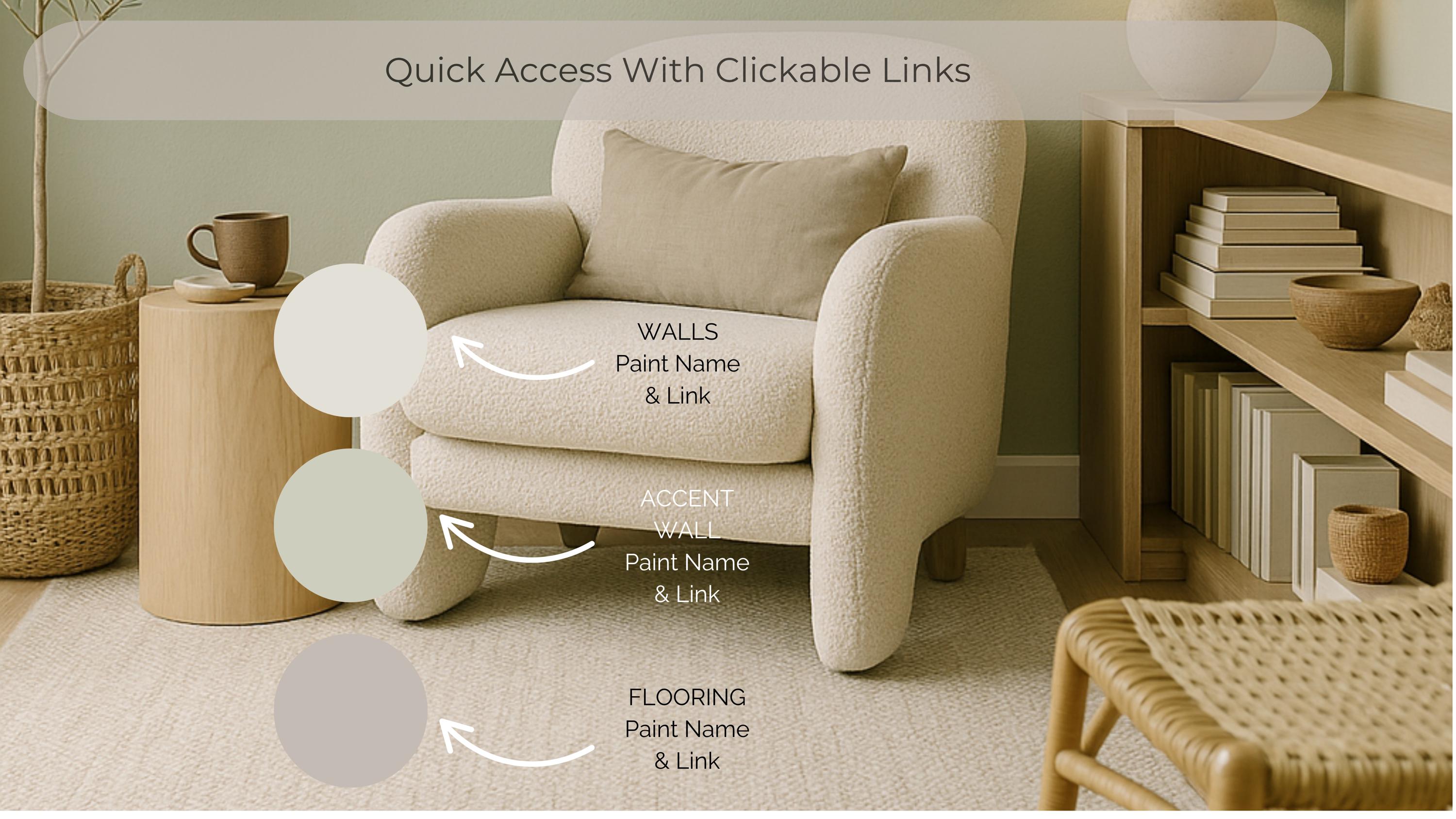 Earthy Green Neutral Sherwin-williams Color Palette PDF | Cozy Whole ...