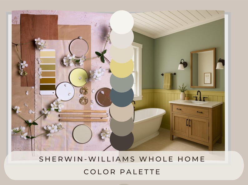 Kit Modern Farmhouse da Sherwin Williams | 2 paletas para toda a casa ...