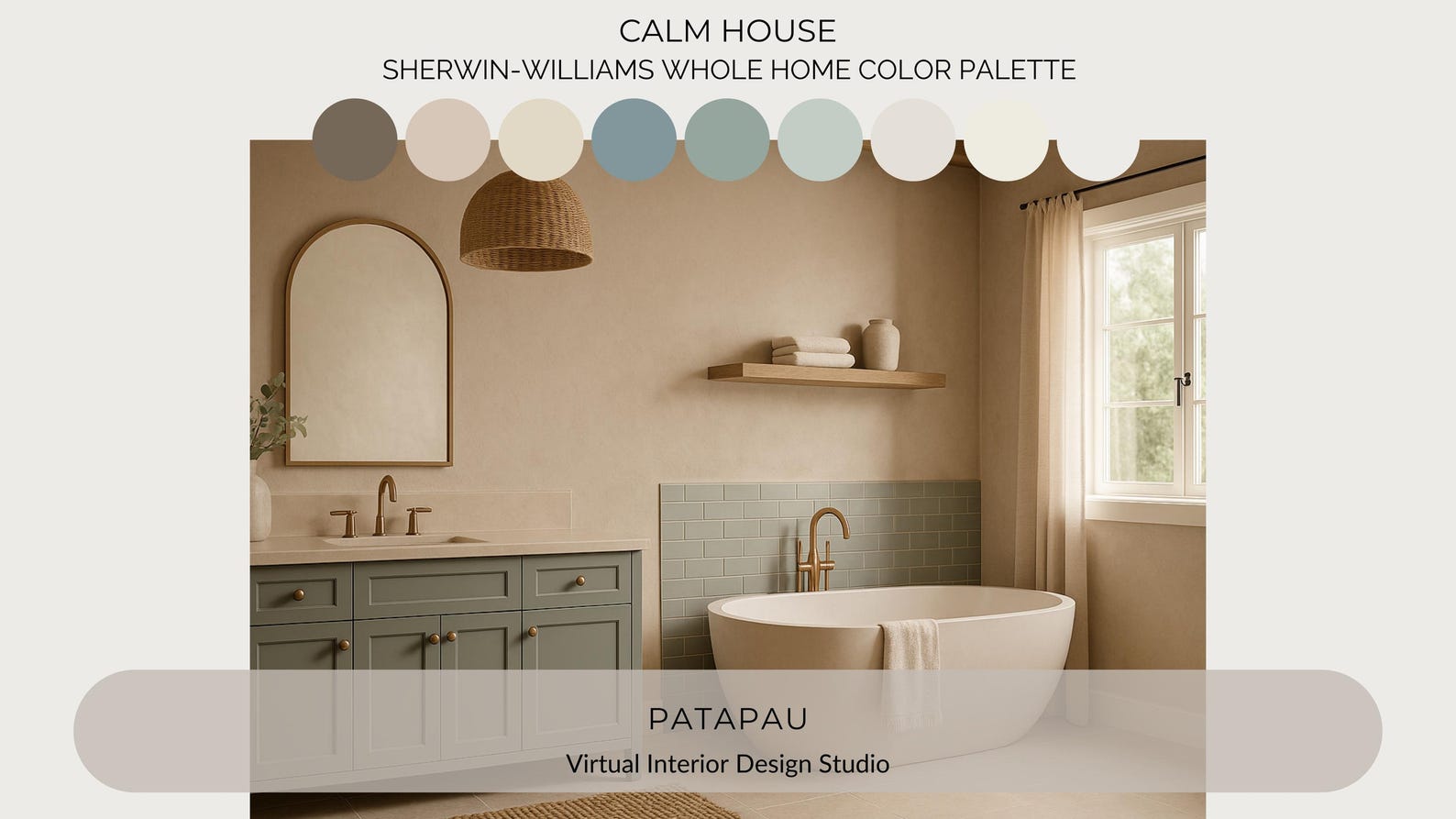 Sherwin Williams Calm Neutrals Color Palette PDF | 2025 Whole-house ...