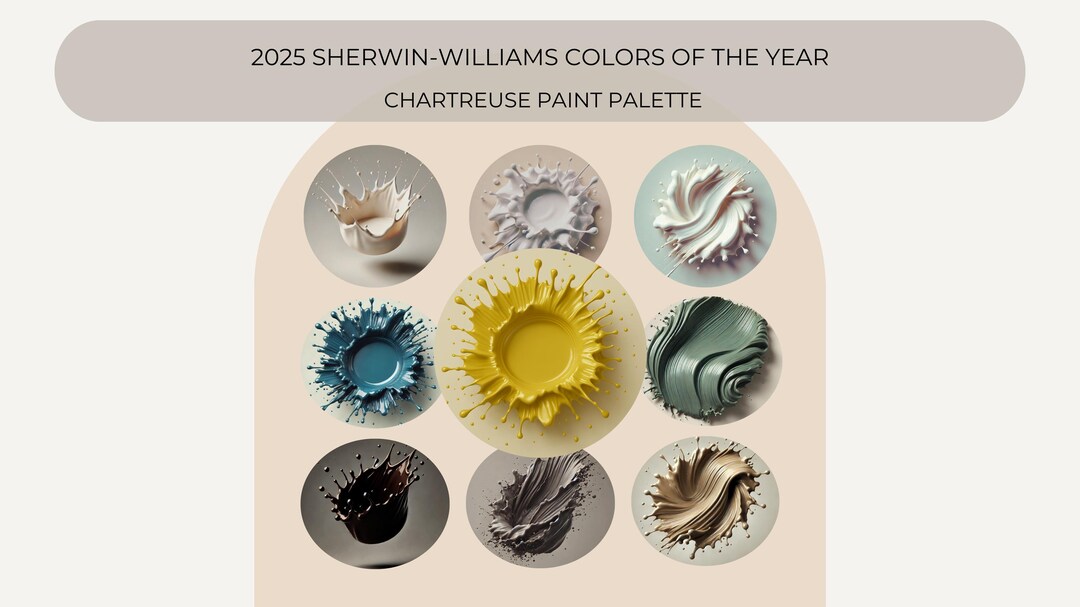 Chartreuse Paint Color Palette 2025: Sherwin-williams Color Guide (PDF ...
