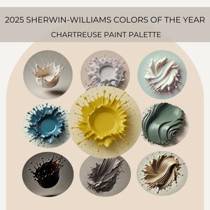 Chartreuse Paint Color Palette 2025: Sherwin-williams Color Guide (PDF ...