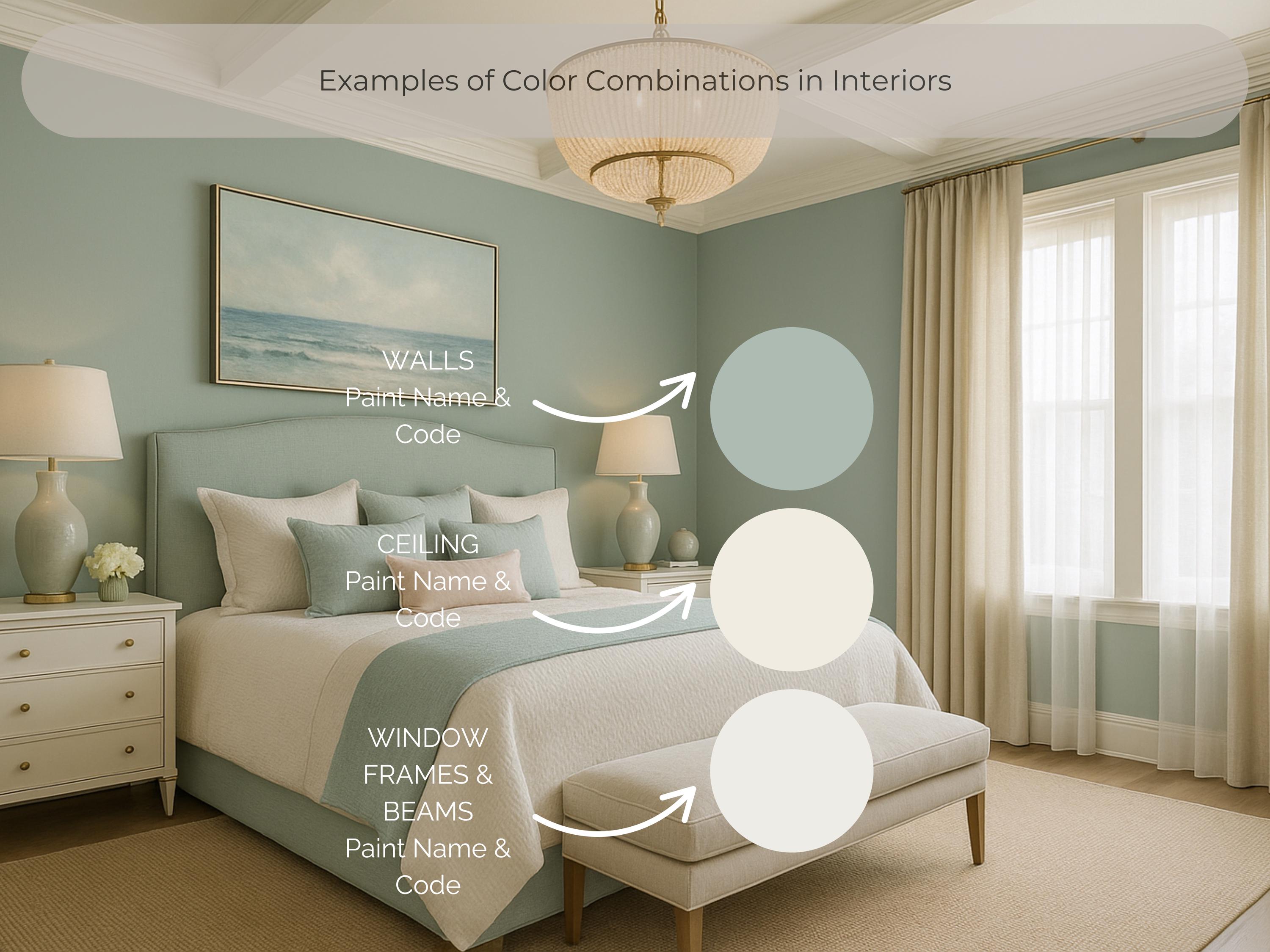 Sherwin Williams Quietude Palette SW 6212 | Coastal Paint Colors | HGTV ...