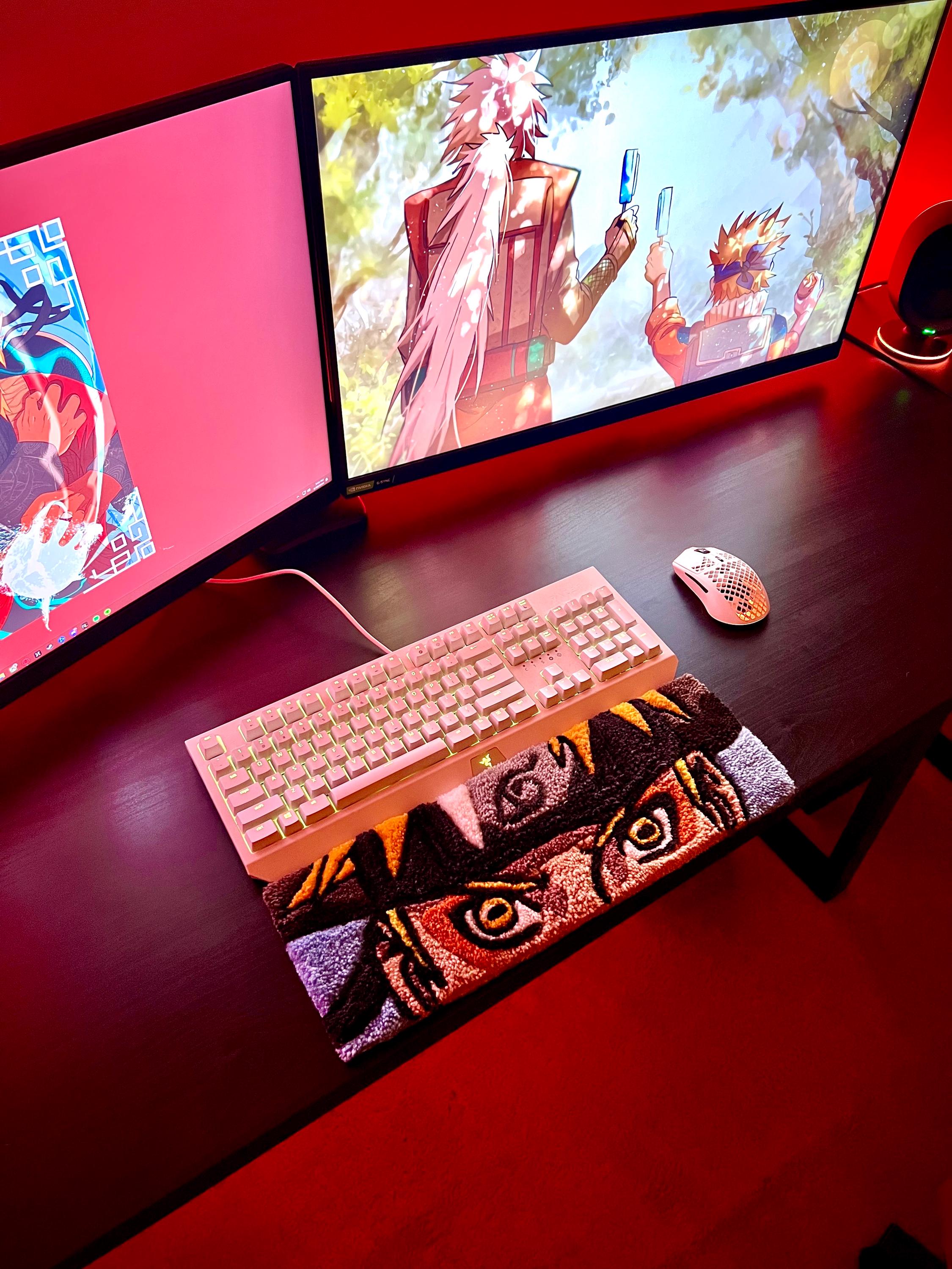 Naruto Uzumaki Sage Form Anime Keyboard Rug Game Room Decor - Etsy