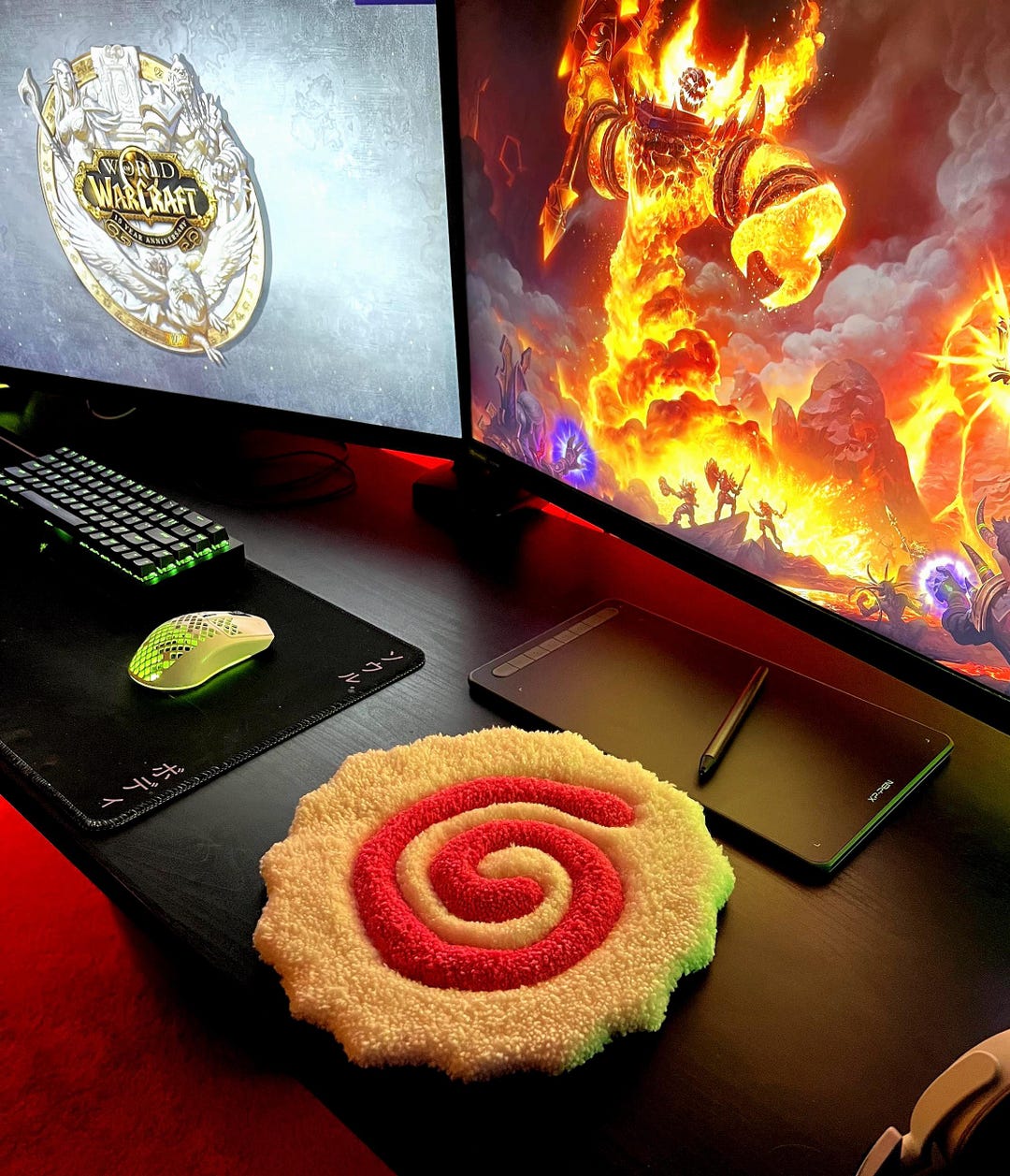 Naruto Fish Cake Rug - Cute Anime Room Decor - Custom Made Wall Hang - Etsy