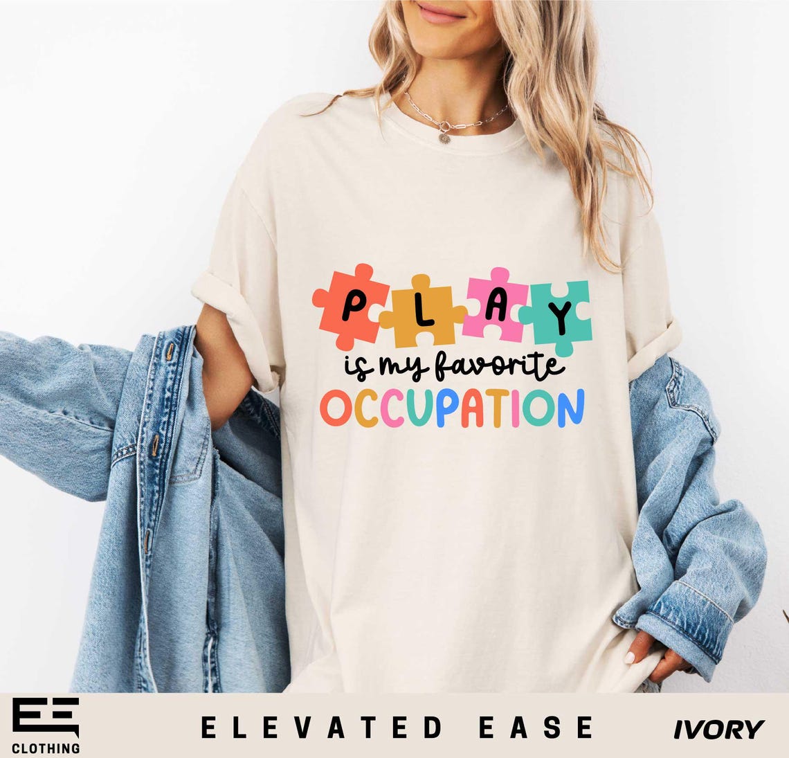 Comfort Colors Occupational Therapy Shirt, Play is My Occupation ...
